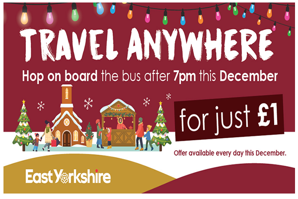 Festive Bus times and rides from £1 with East Yorkshire buses ...