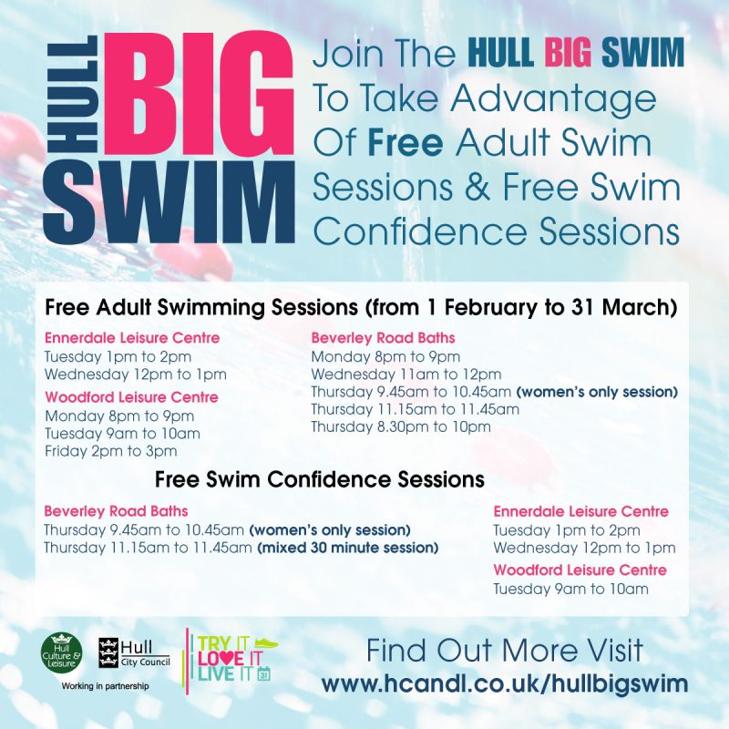 Hull Big Swim is back for 2023! | Neighbourhood Network Hull
