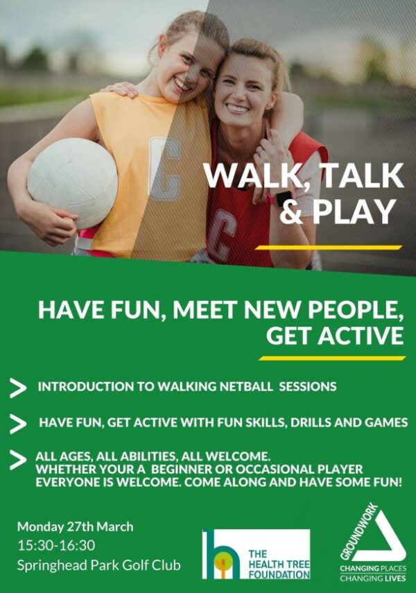Walk, Talk and Play! An introduction to walking netball | Neighbourhood ...