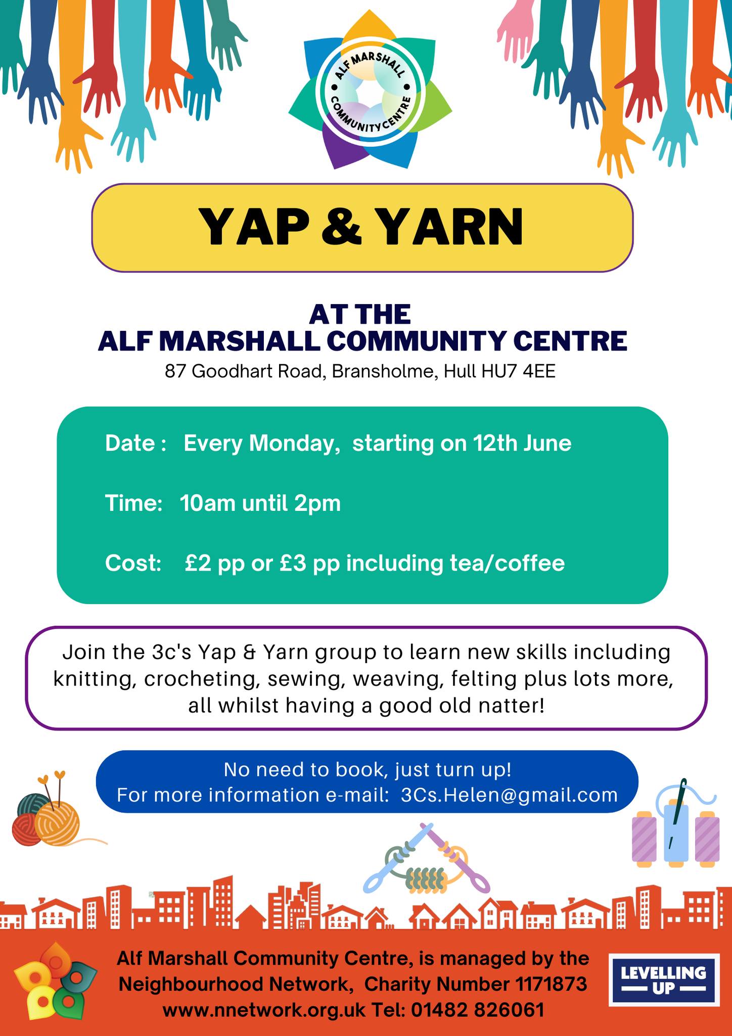 Yap & Yarn group at the Alf Marshall Community Centre | Neighbourhood ...