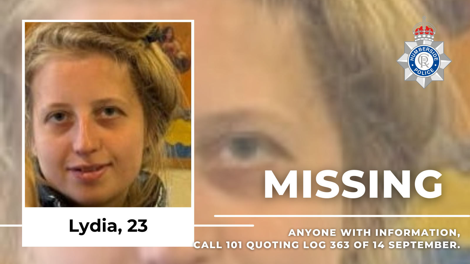 Have you seen missing Lydia from Hull? | Neighbourhood Network Hull